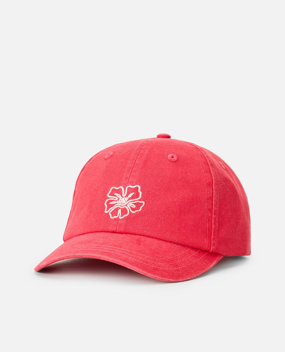Mixed 6 Panel Cap - Deep Red | Rip Curl | Adjustable Beach Sun Cap ...