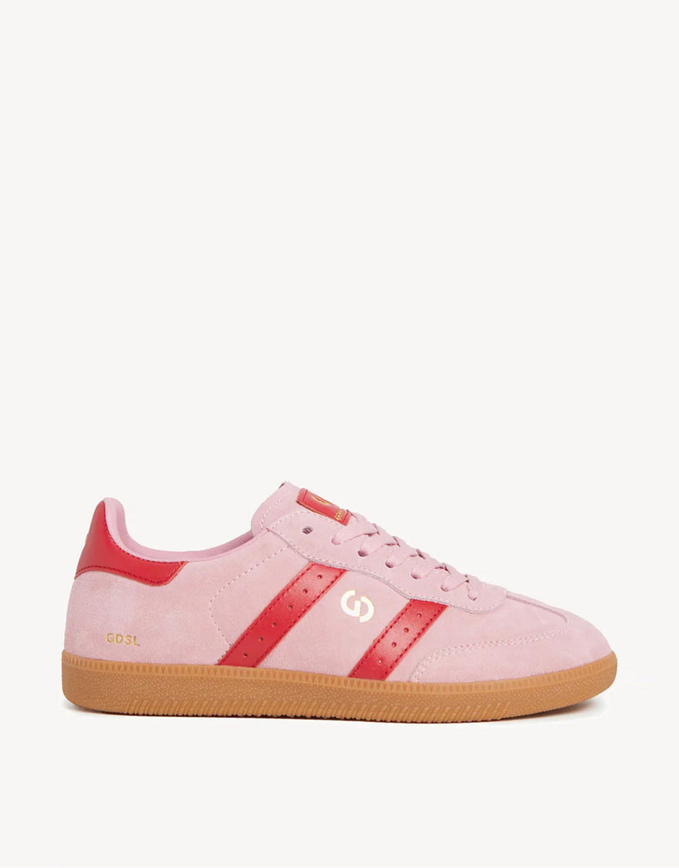 2001 Parallel – Pink/Red Suede | Goodsole | Womens Comfort Sneakers ...